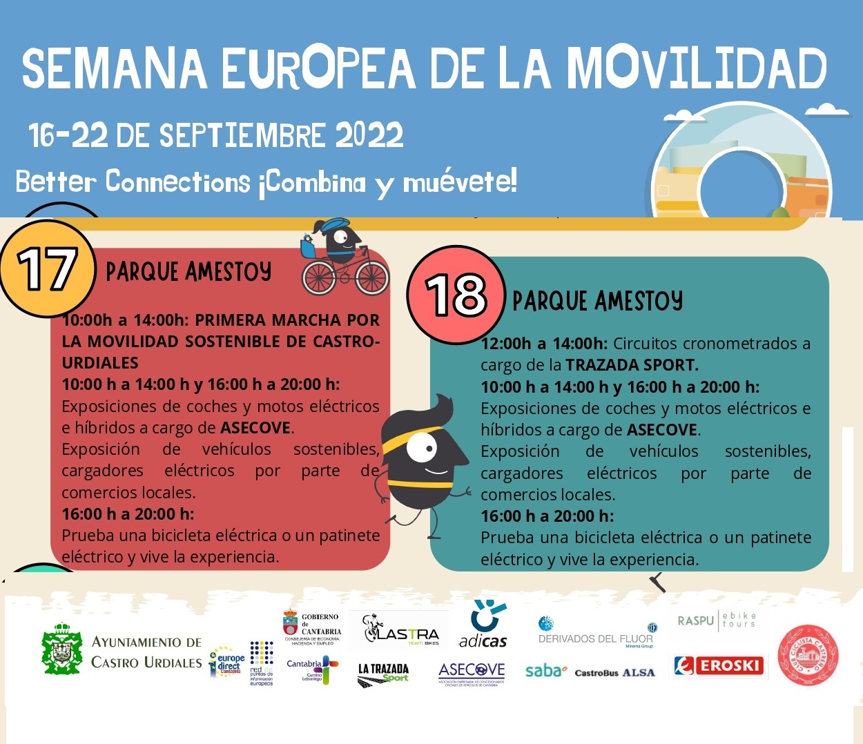 Semana Europea de la Movilidad 2022 - Actividades del Día sin Coche